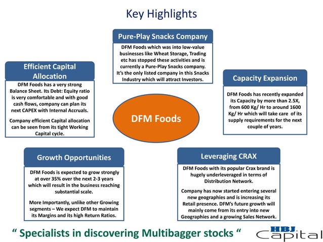 Dfm foods hbj capital | PDF