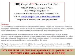 Dfm foods hbj capital | PDF