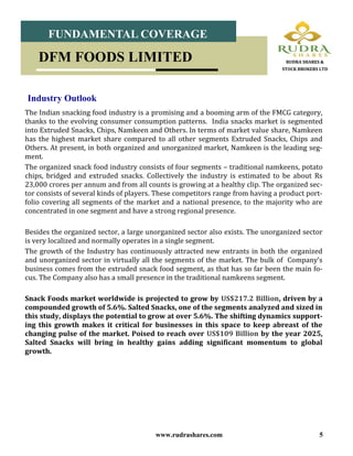 Dfm foods limited | PDF