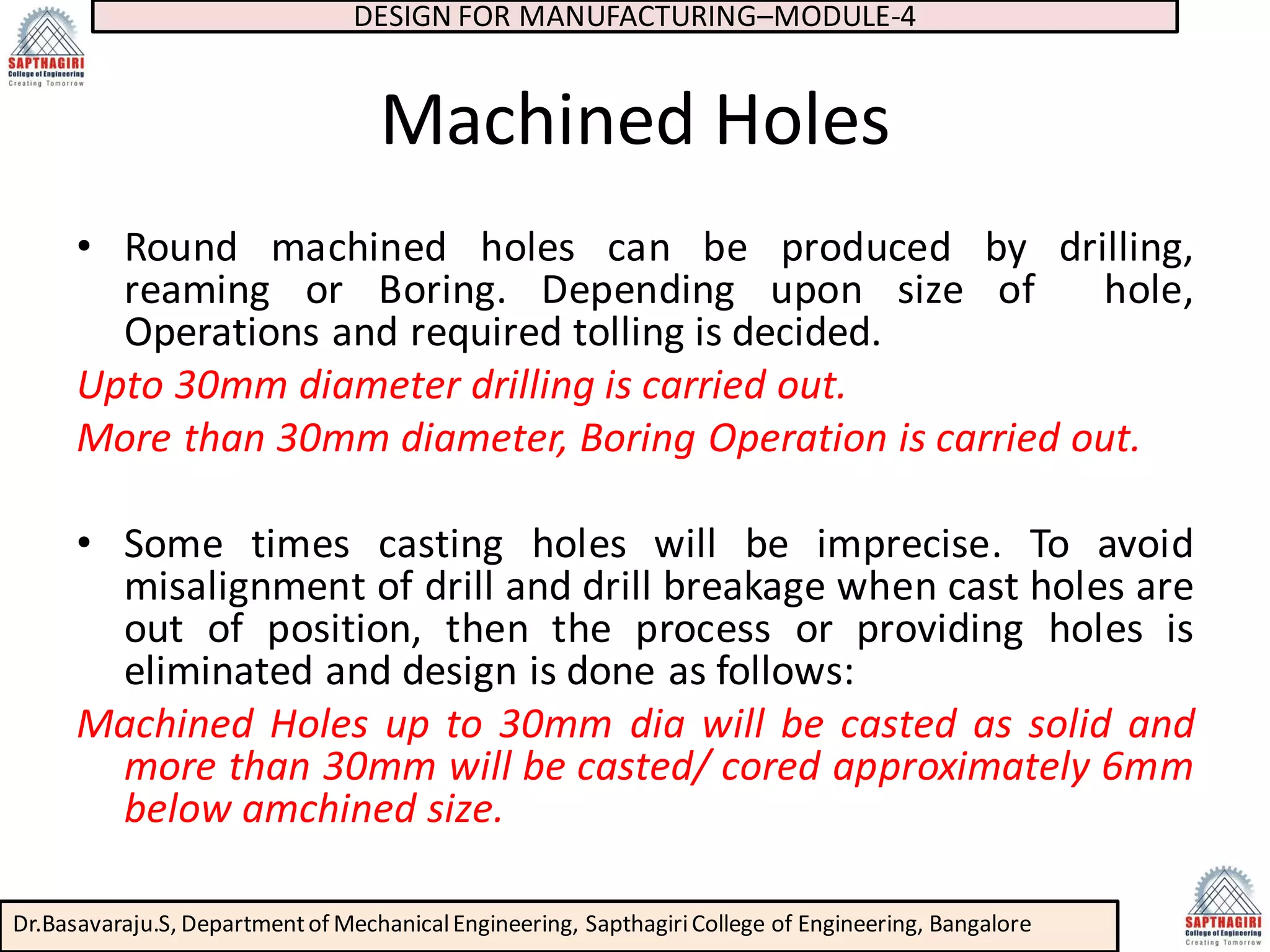 Design for Manufacturing-Module 4 | PDF