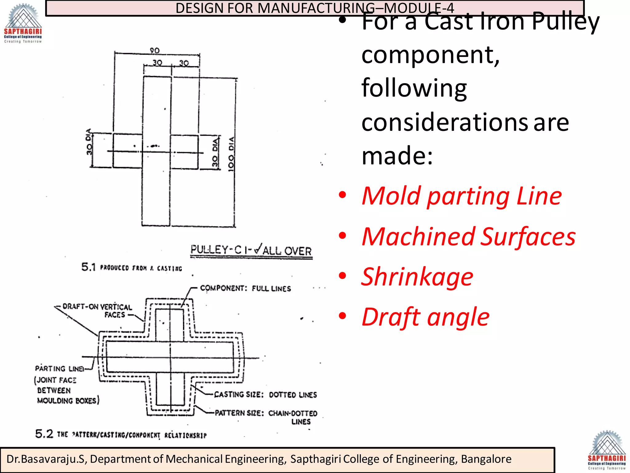 Design for Manufacturing-Module 4 | PDF