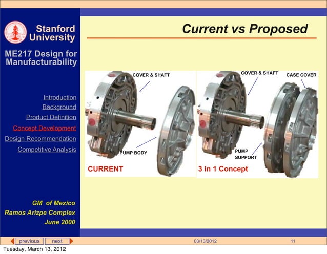 DFM Oil Pump Project Stanford | PDF