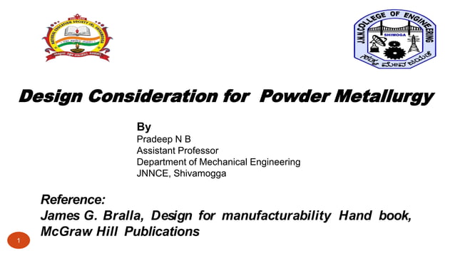 DFM Powder Metallurgy.pptx