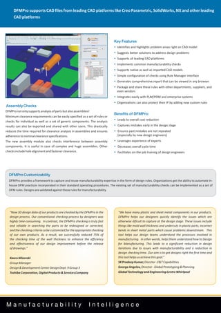 DFMPro Brochure | PDF | Graphics Software | Computer Software and ...