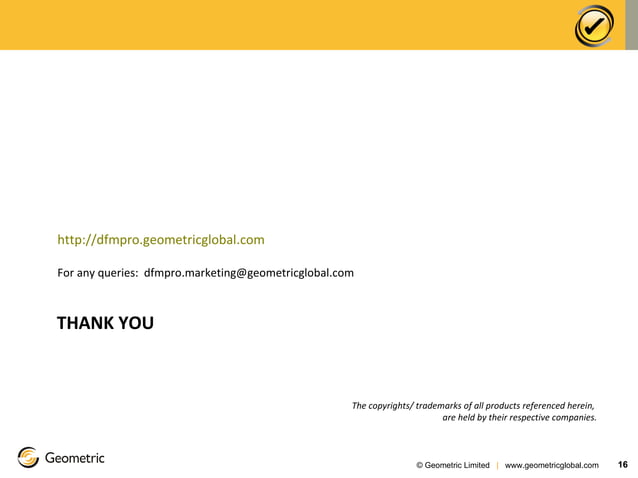 DFMPro For Injection Molding Oct09 | PPT