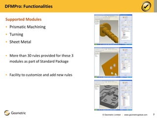 DFMPro For Injection Molding Oct09 | PPT | Technology & Computing