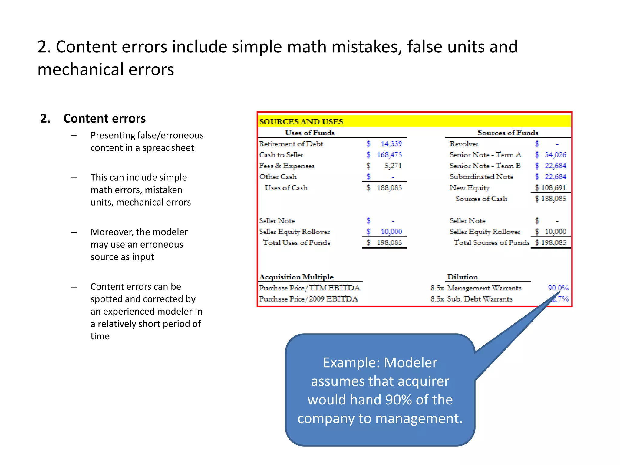 Spreadsheet Errors -- Jonathan | PPTX | Technology & Computing