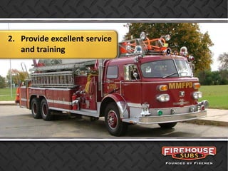 Firehouse Subs Company Overview, Franchise, Values, Images | PDF