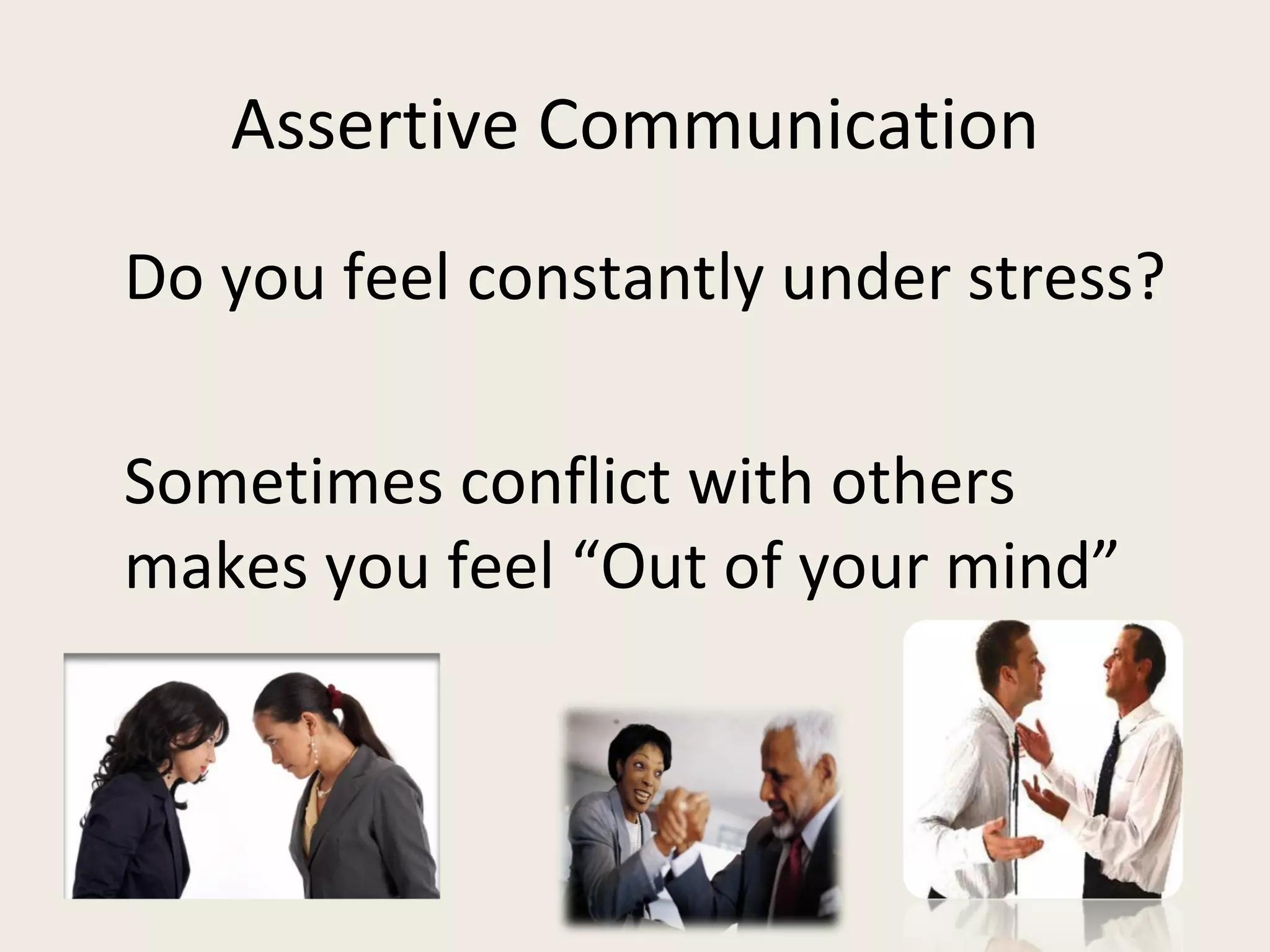 Assertive Communication | PPT