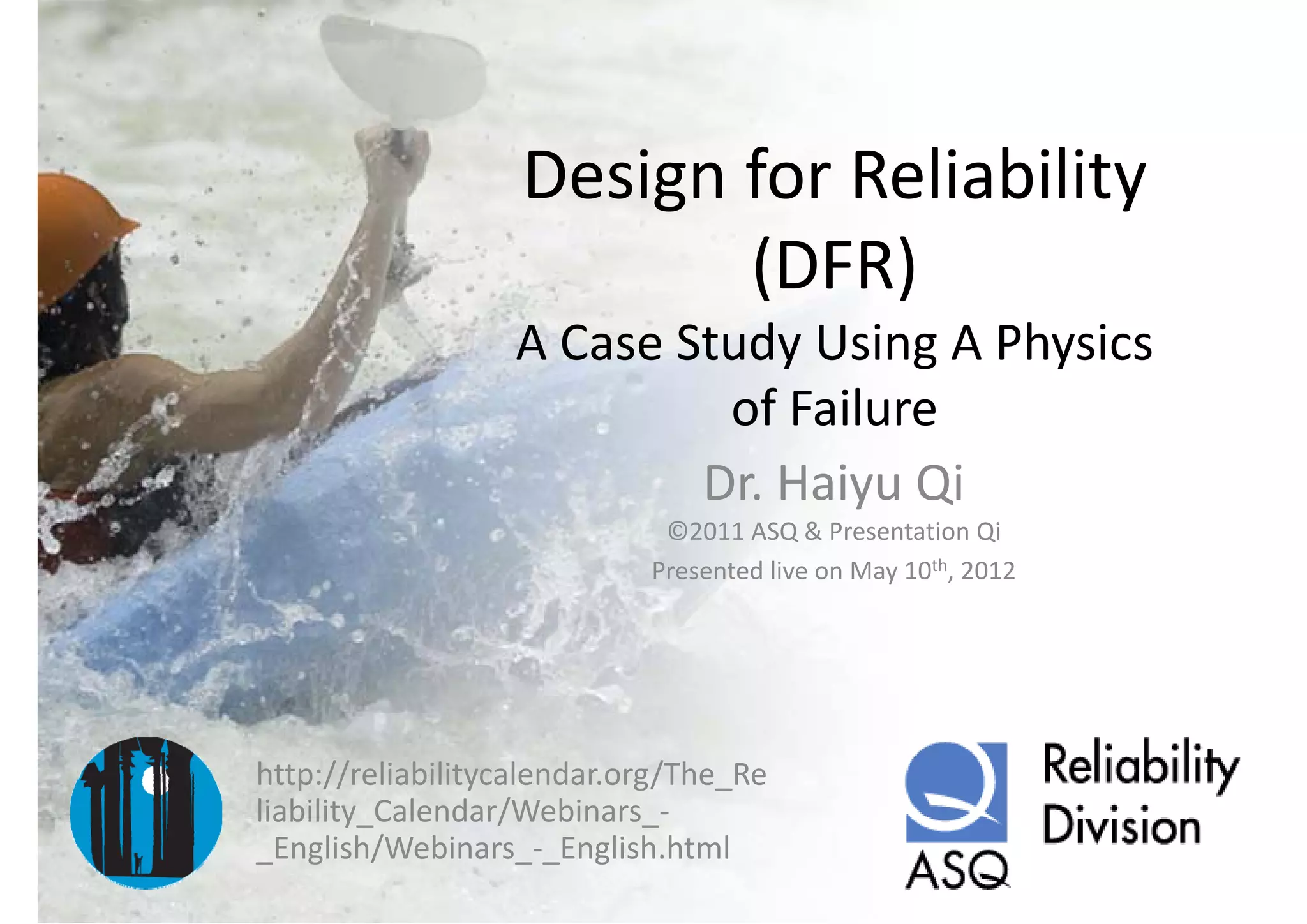 DFR a case study using a physics of failure | PDF | Physics | Science
