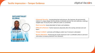 DF Series ID Card Printers - OEM of Entrust Datacard | PDF
