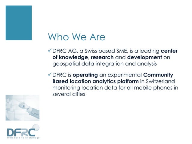 ICT 2013 - DFRC AG | PPT