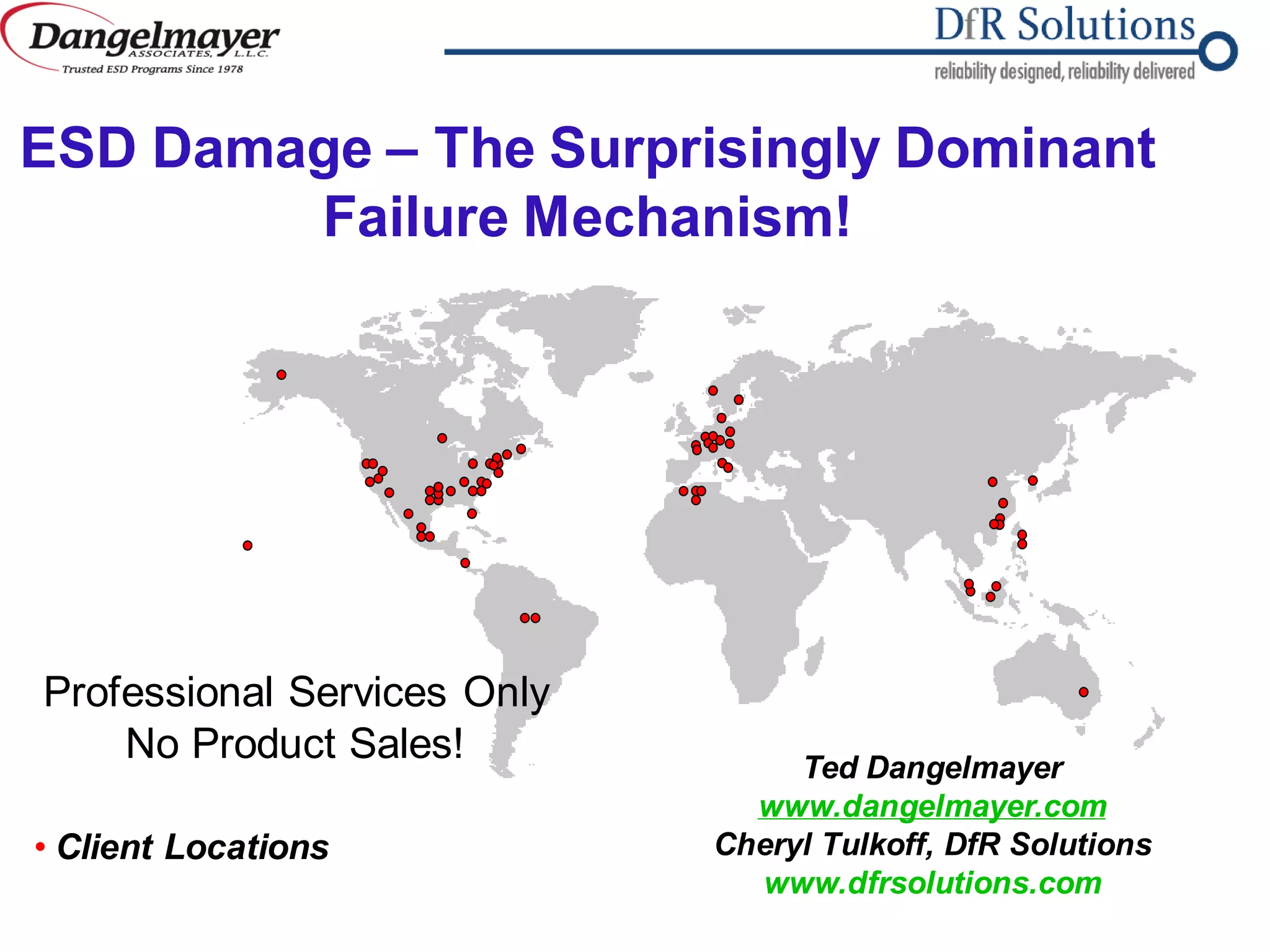 ESD Damage – The Surprisingly Dominant Failure Mechanism! | PDF