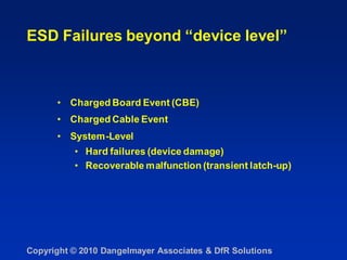 ESD Damage – The Surprisingly Dominant Failure Mechanism! | PDF