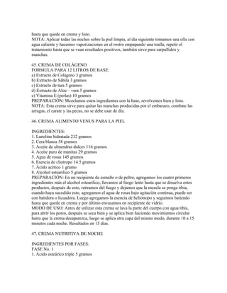 D:\Fredy\100 FóRmulas QuíMicas\Formulas Y Productos | DOC
