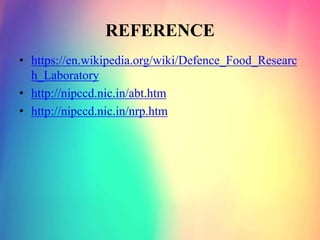 DFRL & NIPCCD | PPTX