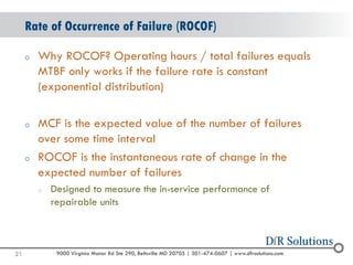 Alternatives to MTBF | PDF