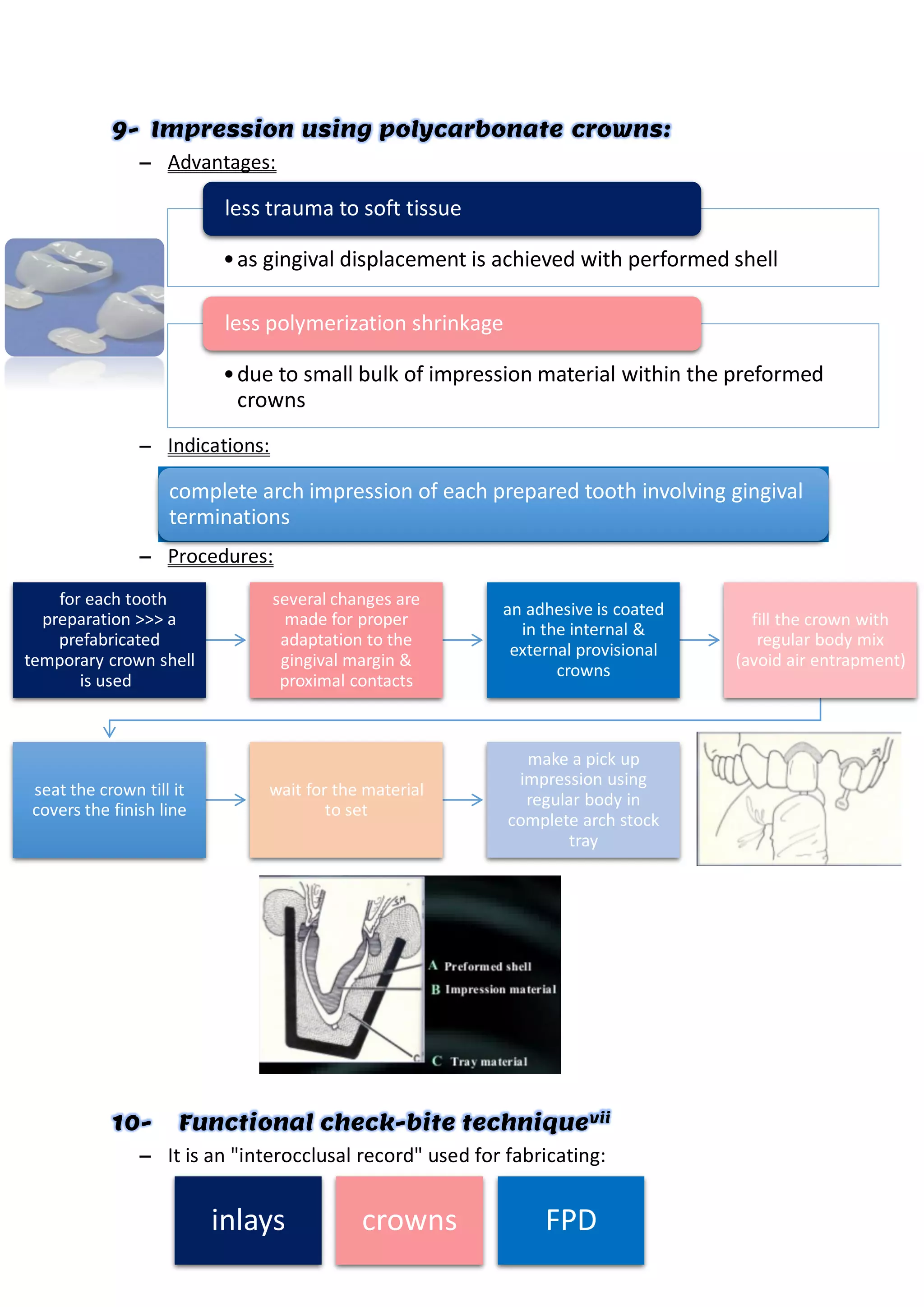 impression techniques for FPD | PDF