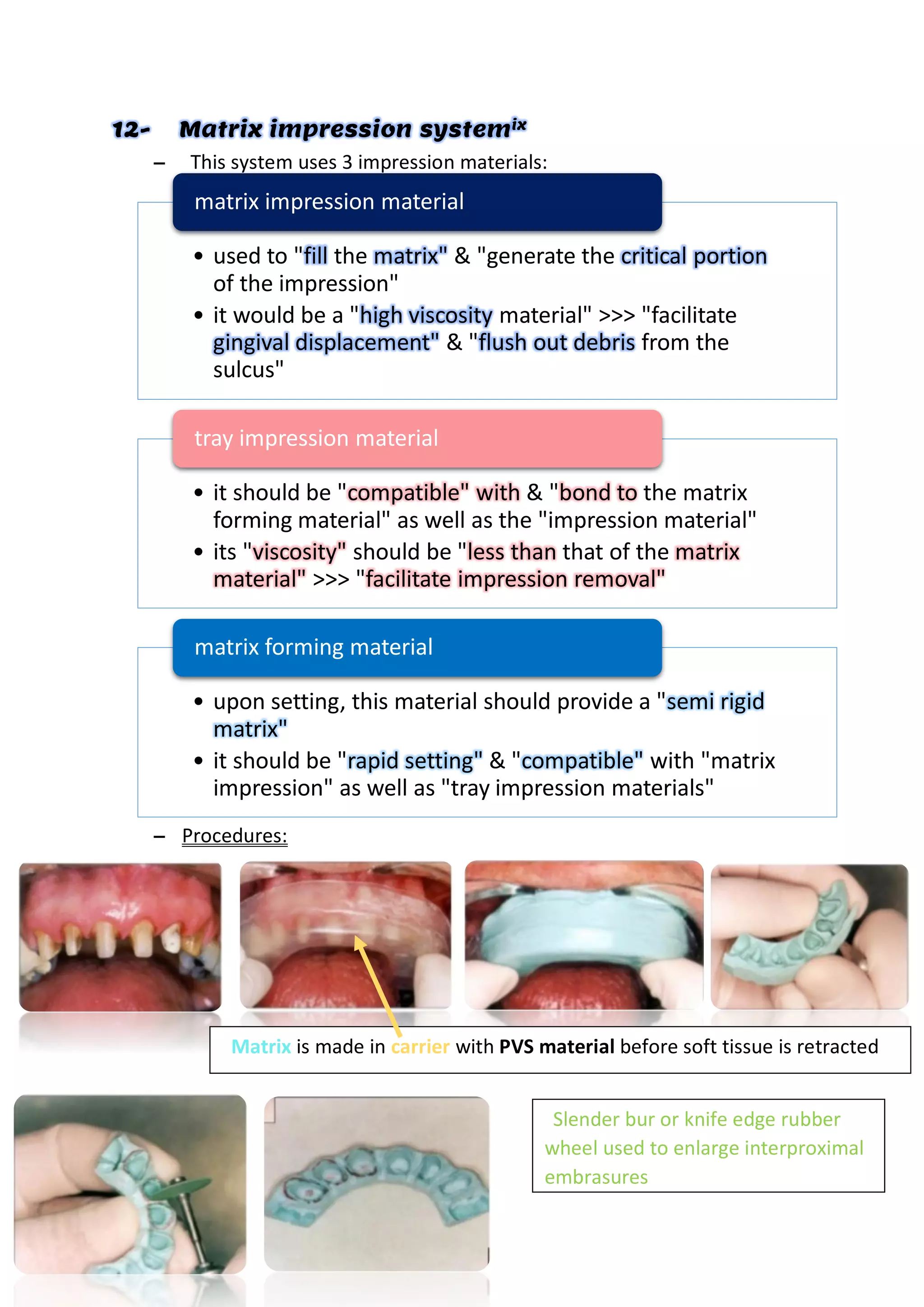 impression techniques for FPD | PDF
