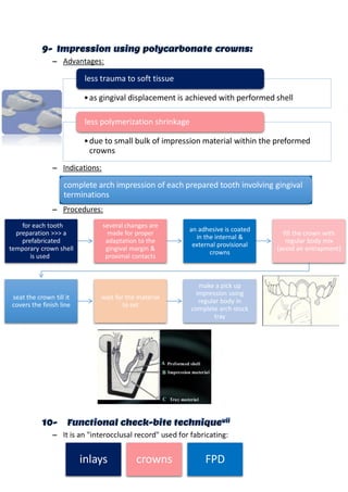 impression techniques for FPD | PDF