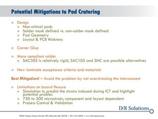 Preventing Pad Cratering During ICT Using Sherlock | PDF