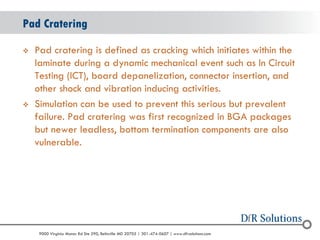 Preventing Pad Cratering During ICT Using Sherlock | PDF
