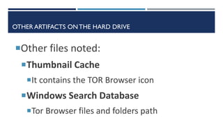 Tor Browser Forensics on Windows OS | PDF