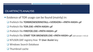 Tor Browser Forensics on Windows OS | PDF