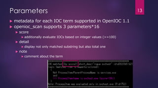 Fast and Generic Malware Triage Using openioc_scan Volatility Plugin | PDF