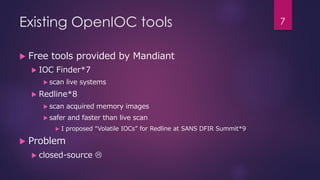 Fast and Generic Malware Triage Using openioc_scan Volatility Plugin | PDF