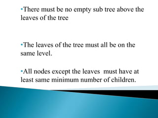 B tree (computer Science) | PPT