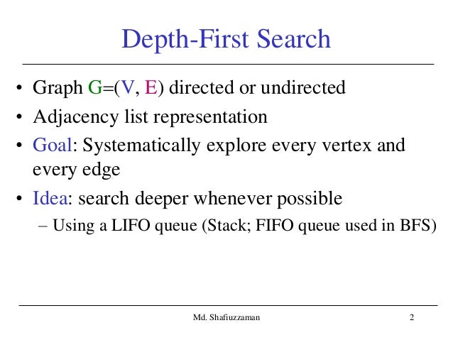 Depth-First Search