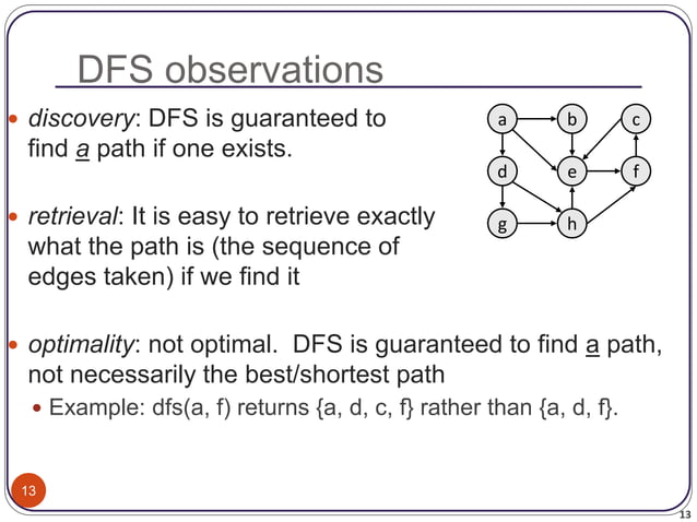 Depth First Search and Breadth First Search | PPTX | Internet for ...