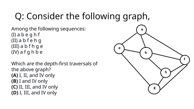 Depth First Search and Breadth First Search | PPTX