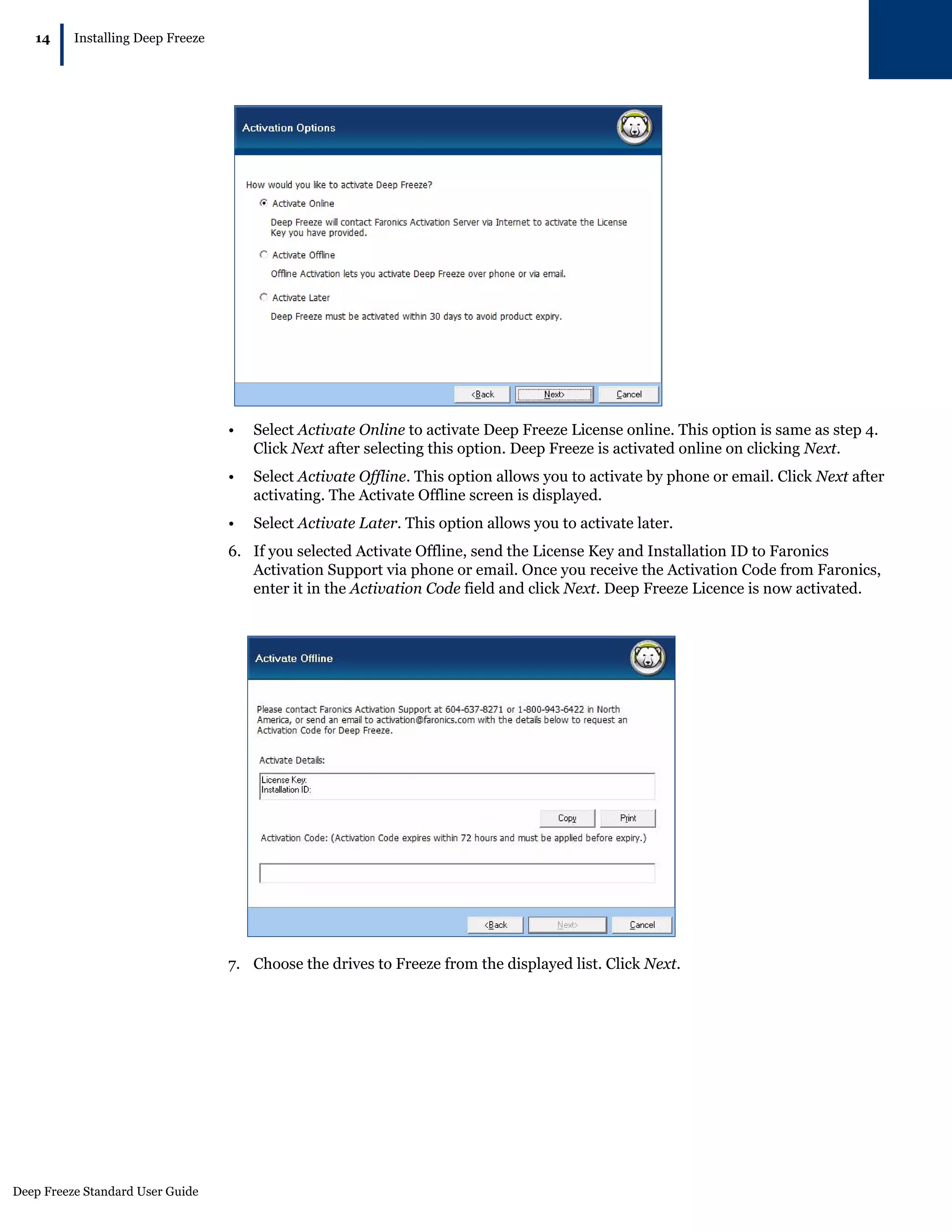 Deep Freeze Standard User Guide | PDF
