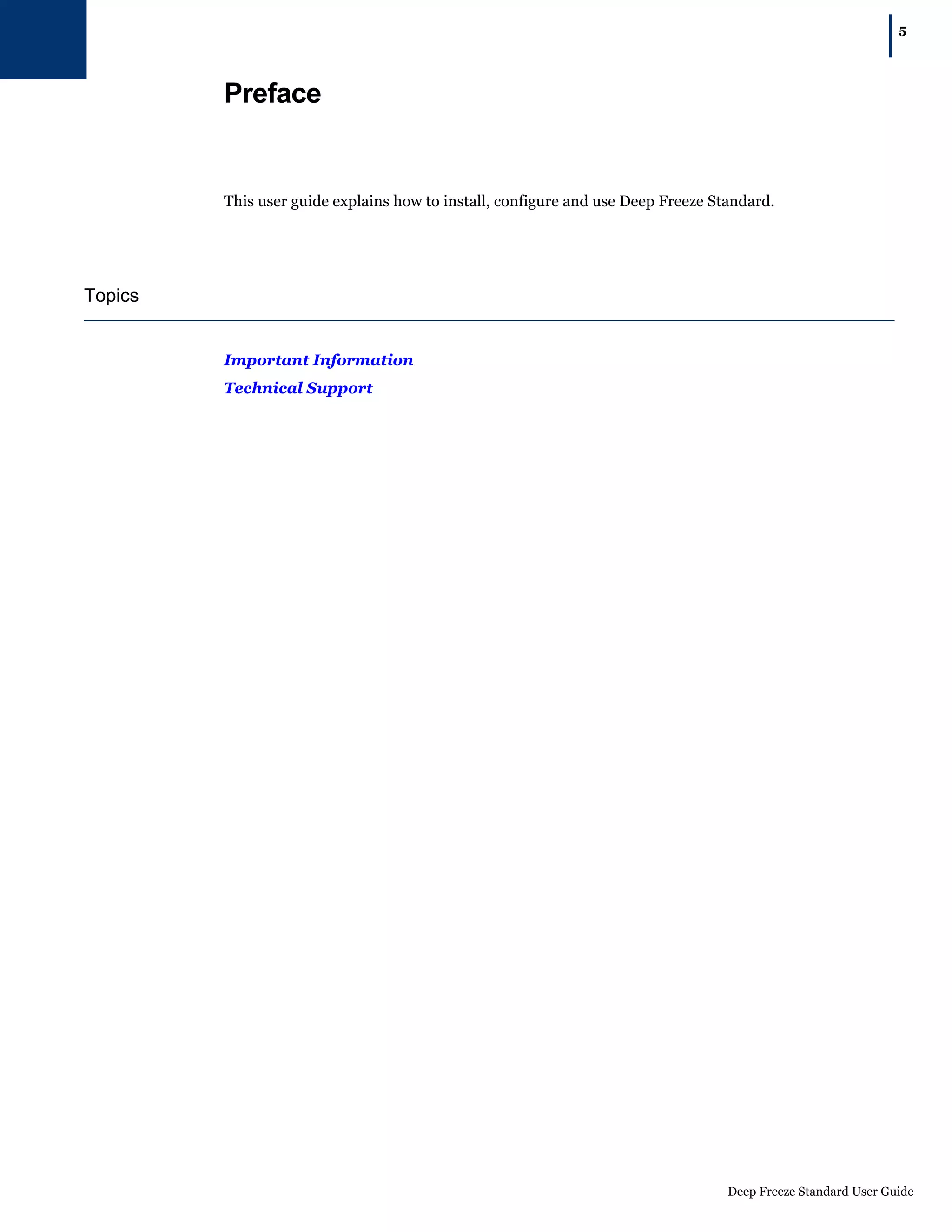 Deep Freeze Standard User Guide | PDF