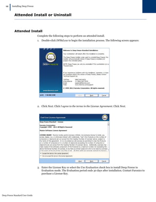 Deep Freeze Standard User Guide | PDF