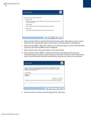 Deep Freeze Standard User Guide | PDF