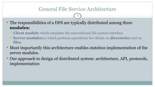 Comprehensive Overview of Distributed File Systems and Network File ...