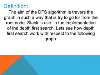Dfs presentation | PPTX