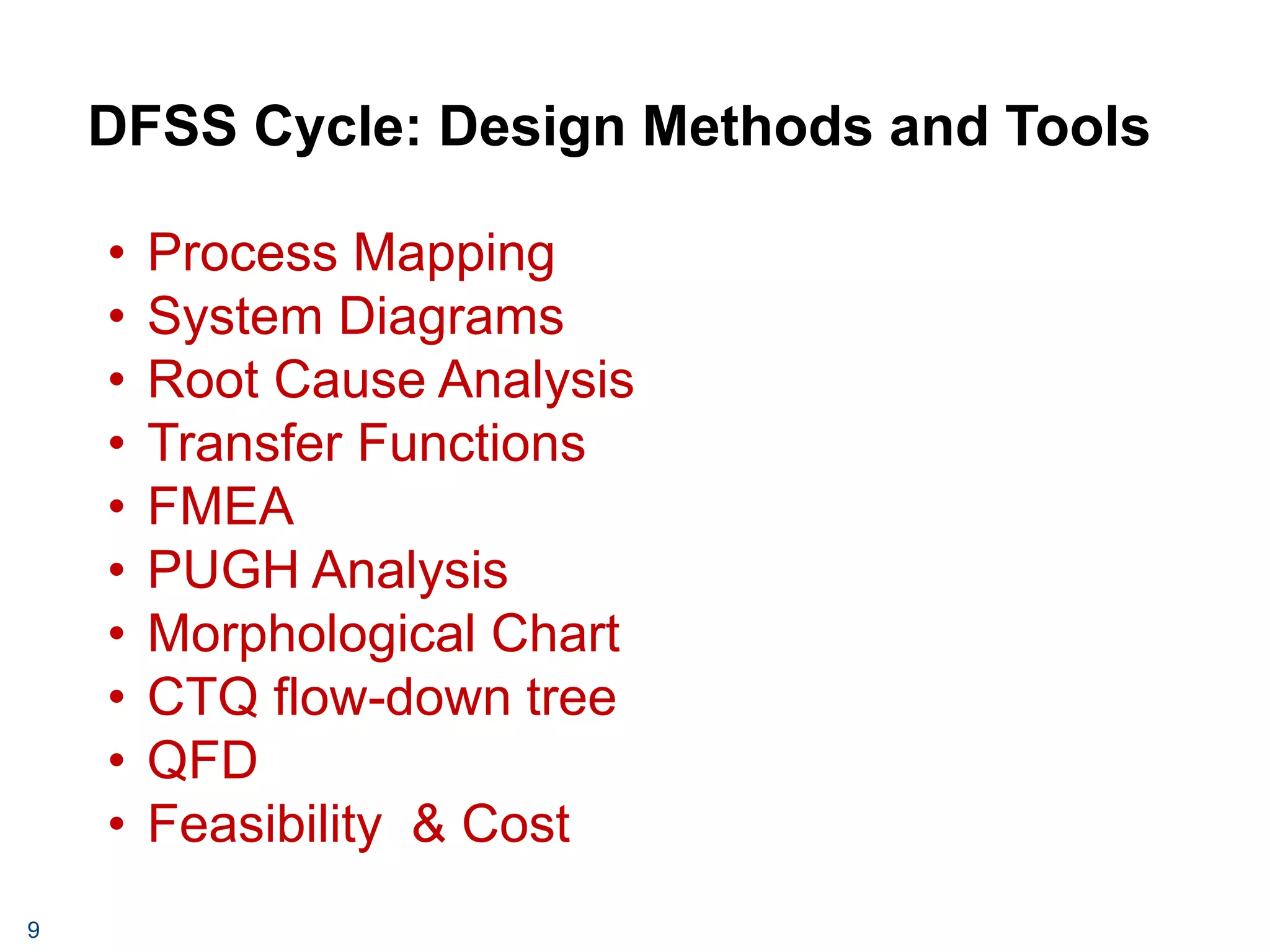 Design for Six Sigma Primer | PPTX | Mechanical and Industrial ...