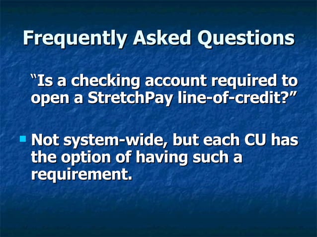 StretchPay - Wright Patt FCU | PPT