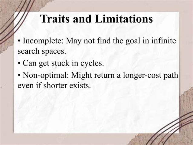 DFS_Uninformed_Search_AI_.pptx in artificial intelligence | PPTX