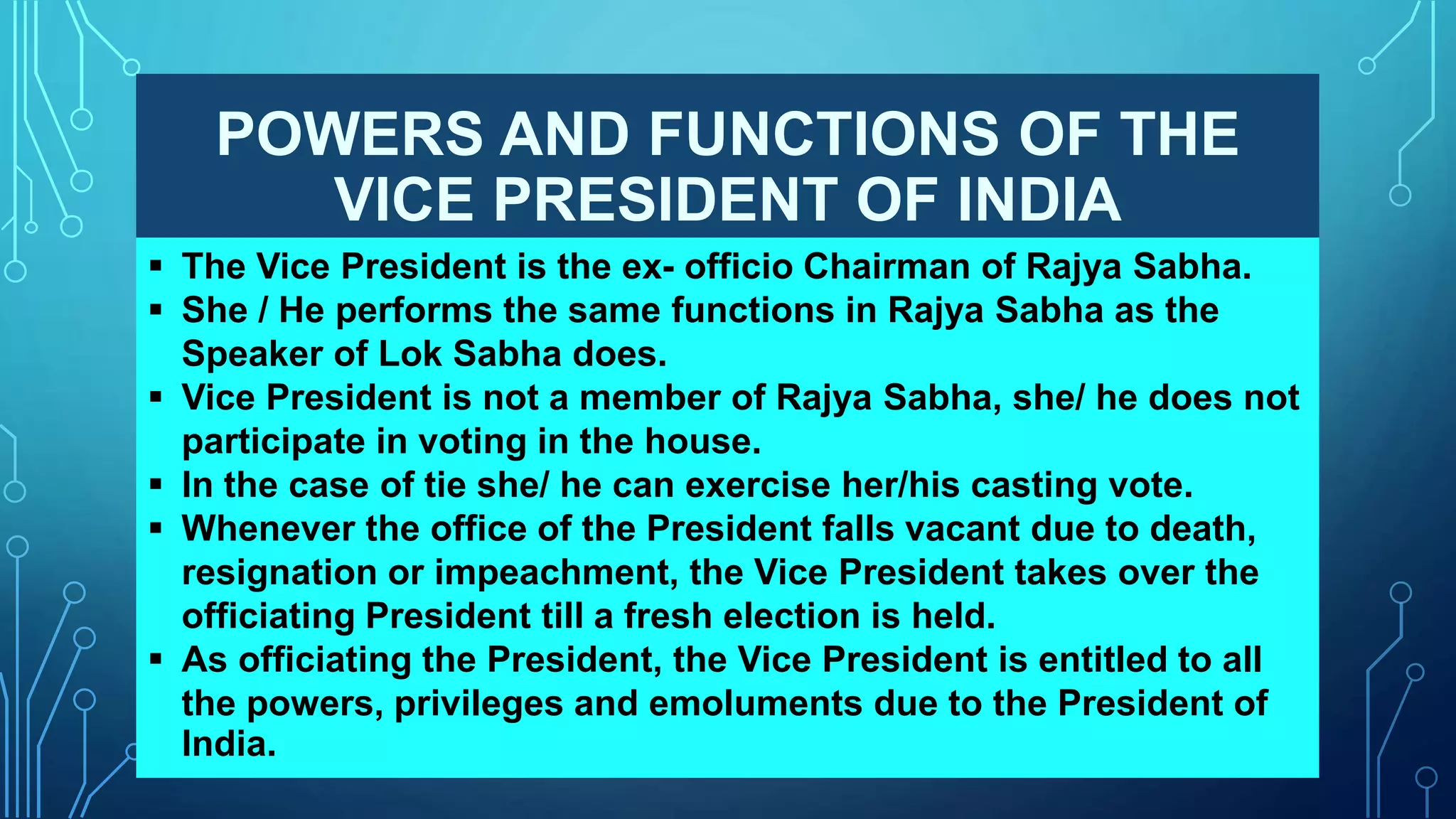 Class 8 chapter_19_the_union_executive_ppt | PPTX