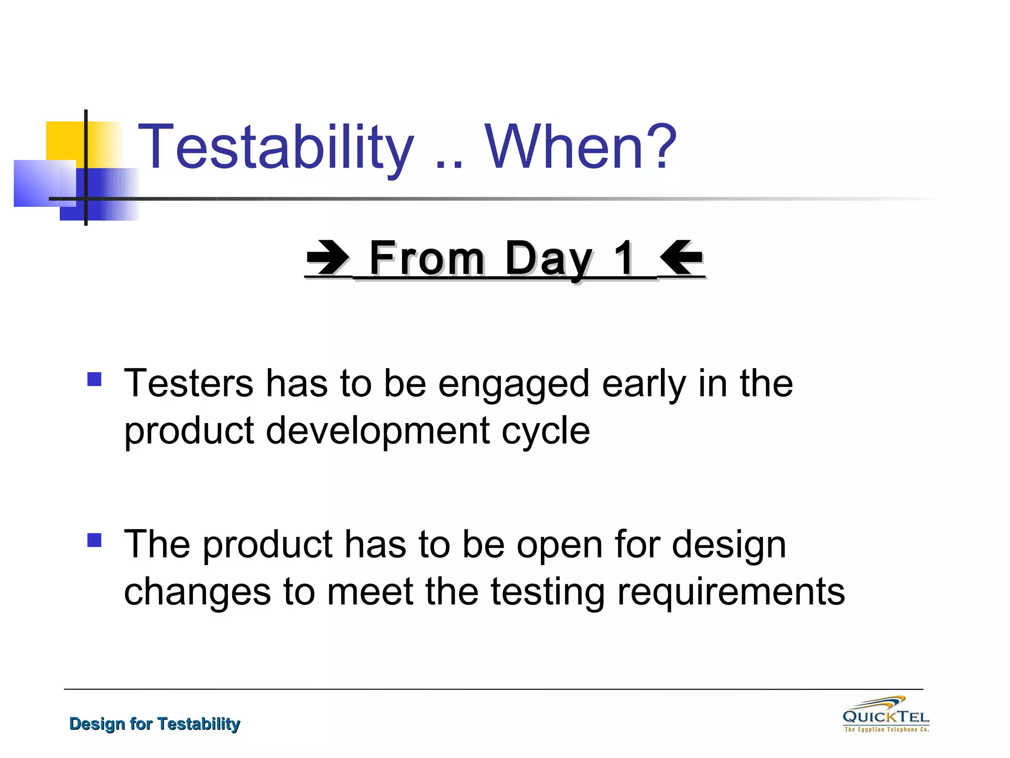 Software Design for Testability | PPT