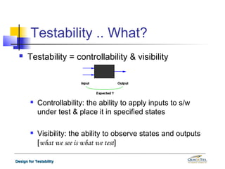 Software Design for Testability | PPT