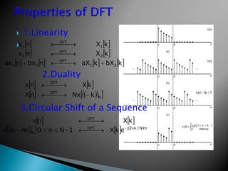 DFT - Discrete Fourier Transform and its Properties | PDF