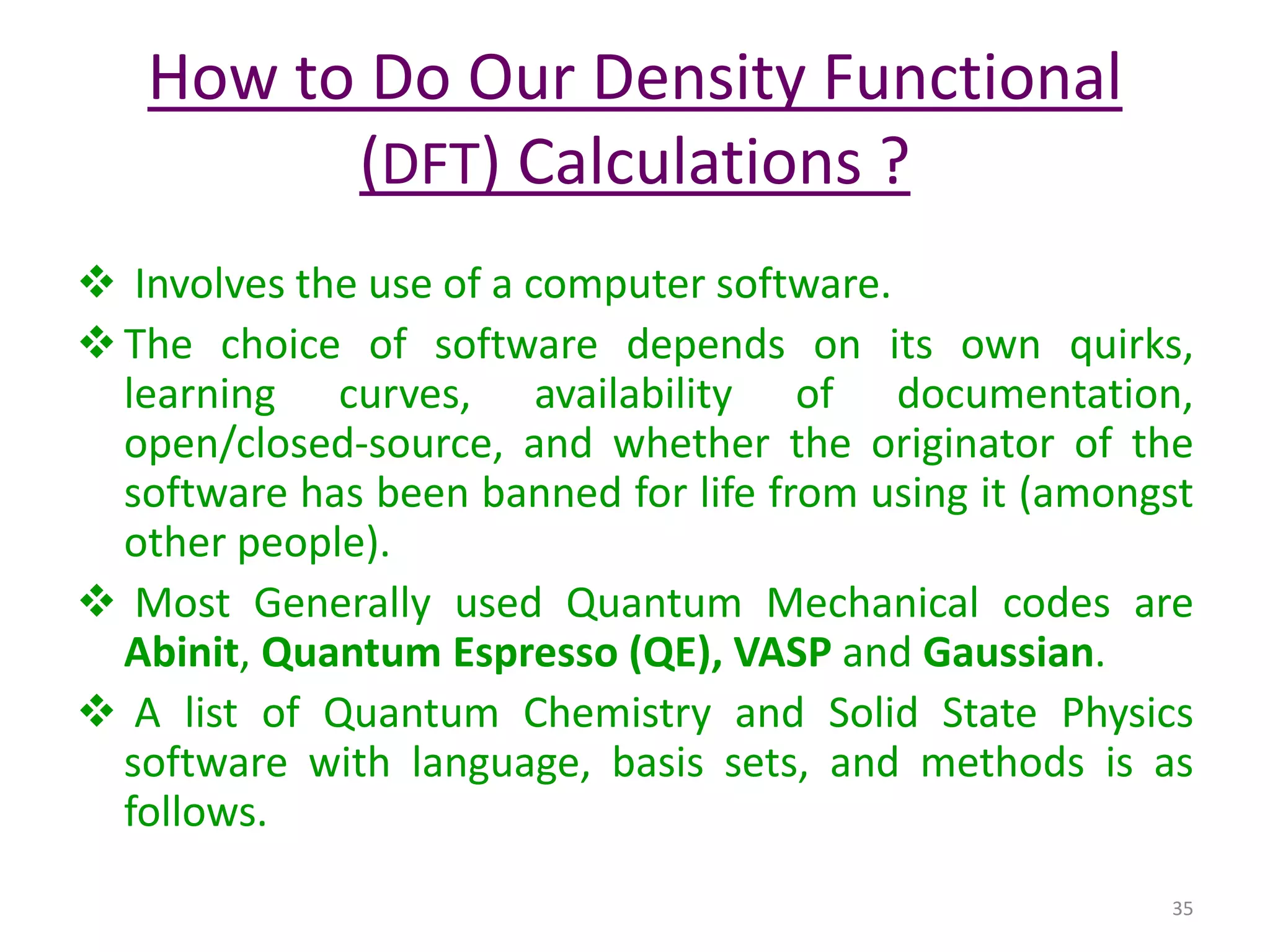 Dft presentation | PPTX