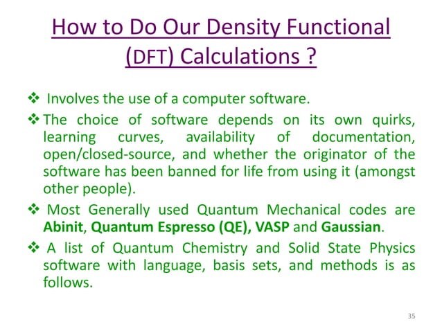 Dft presentation | PPTX