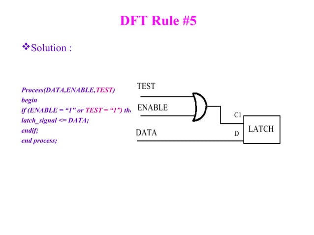 DFT Rules, set of rules with illustration | PDF | Technology & Computing